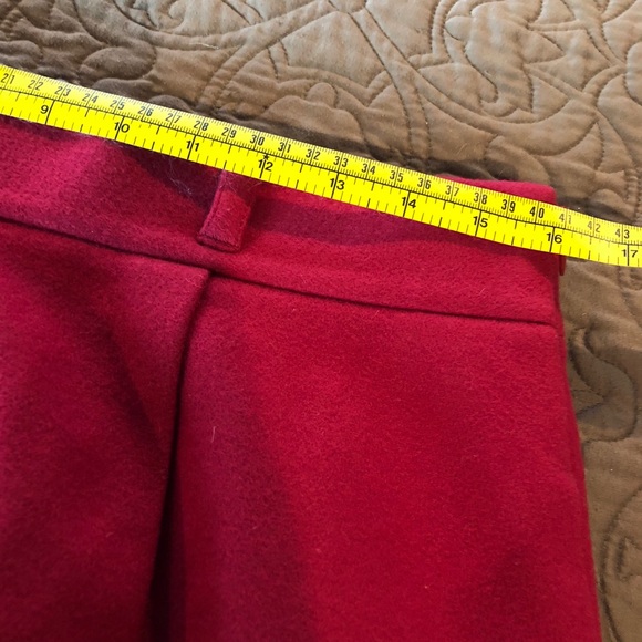 Theory | Skirts | Theory Cecily Wood Cranberry Skirt | Poshmark